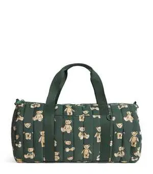 Harrods Quilted Henry Bear Duffle Bag