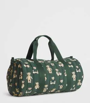 Harrods Quilted Henry Bear Duffle Bag