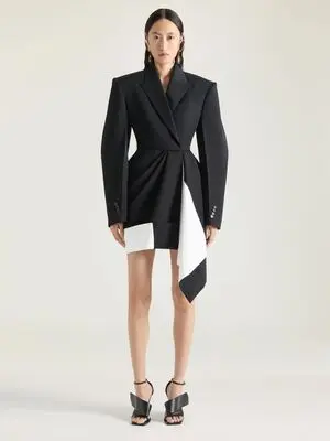 Givenchy Wool Jacket With Draped Detail