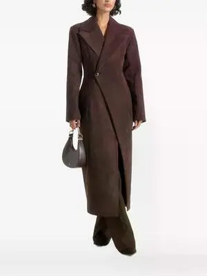 Manière De Voir Esma Belted Coat - Brown