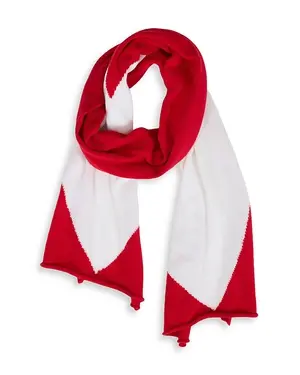 KERRI ROSENTHAL Imperfect Heart Scarf - Cherri Red