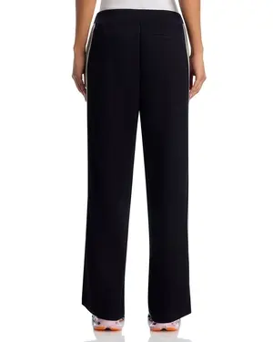 Aqua Side Striped Pants - Black