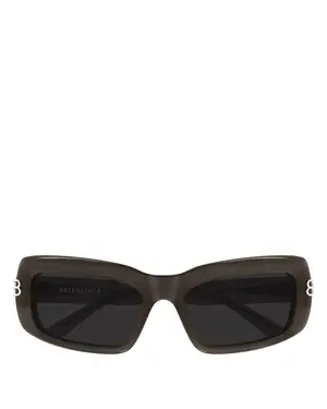 Balenciaga Rectangular Sunglasses, 57mm - Gray