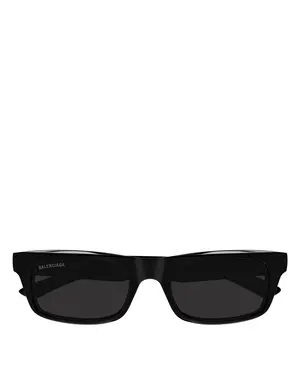 Balenciaga Rectangular Sunglasses, 54mm