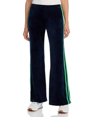 Splits59 Heritage Velour Track Pants - Indigo/grass