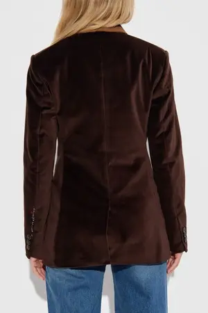 Marni Double-breasted Velvet Blazer