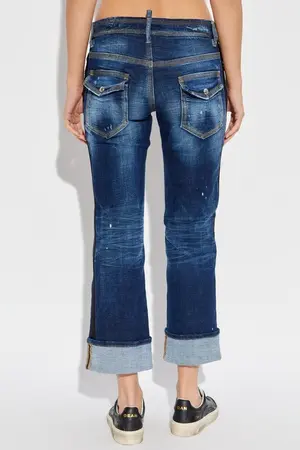 Dsquared2 Bootcut Jeans With Cuffs