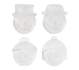 TOVOLO Holiday Snowman Ice Mold Set Of 4 - One-color