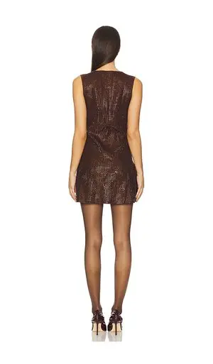 Retrofete Embellished Mini Dress