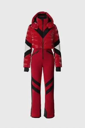 Mackage Satory-glo High-gloss Down Ski Suit - Red