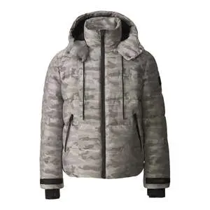 Mackage Samuel-jc Camo Jacquard Down Ski Jacket