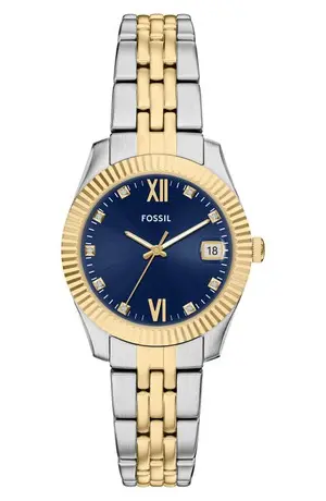 Fossil Scarlette Two-tone Bracelet Watch - Two Tone