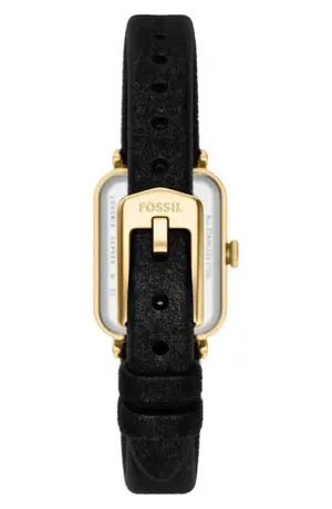 Fossil Raquel Velvet Strap Watch