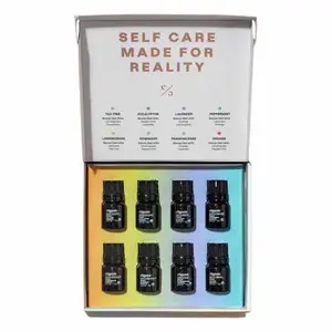 CLIGANIC Organic Aromatherapy Settop 8 Essential Oils