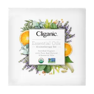 CLIGANIC Organic Aromatherapy Settop 8 Essential Oils