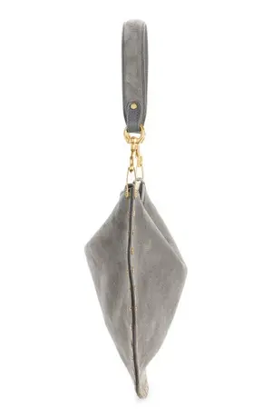 Isabel Marant Étoile Oskan Soft Suede Zipped Shoulder Bag - Stone