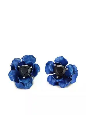 ANABELA CHAN 14k Yellow Gold Midnight Diamond Earrings - Silver