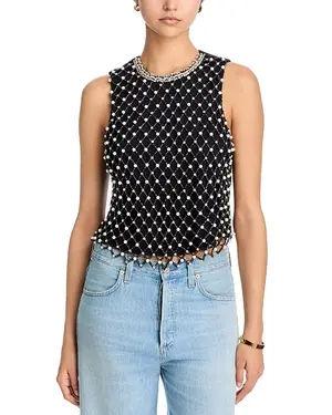 Alice + Olivia Embellished Tops