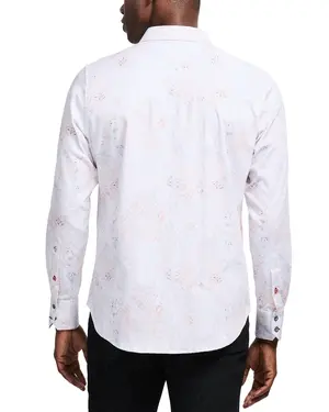 Robert Graham Addington Cotton Blend Button Down Shirt