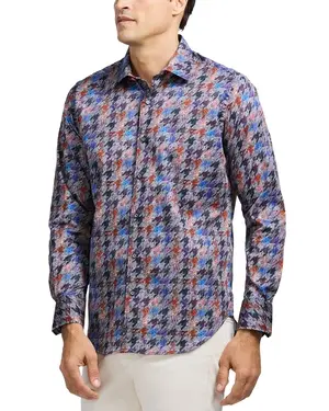 Robert Graham Darcy Cotton Blend Button Down Shirt