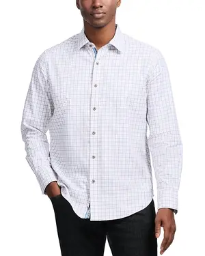 Robert Graham Darrington Cotton Button Down Shirt - Tan