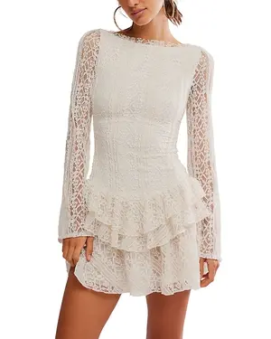 Free People Tabby Lace Midi Dress