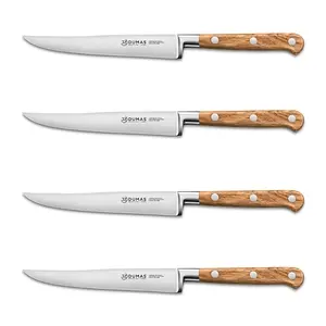 32 DUMAS 4 Piece Steak Knife Set - Honeybrown