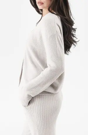 SUNDAY CITIZEN Oversized Ribbed Cardigan
