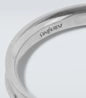 Saint Laurent Groove Cuff Bracelet