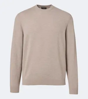 Zegna Cashmere Sweater Beige