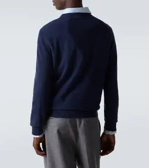 Zegna Cashmere Crewneck Sweater - Blue