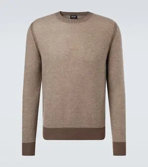 Zegna Cashmere Sweater - Brown