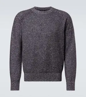 Zegna Cashmere V-neck Sweater - Grey