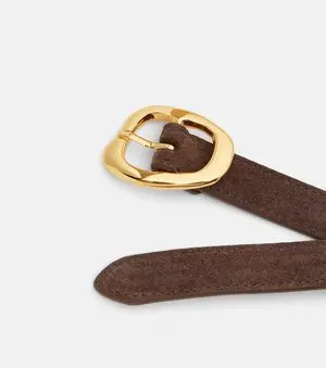 AMANU Rwenzori Suede Belt - Brown