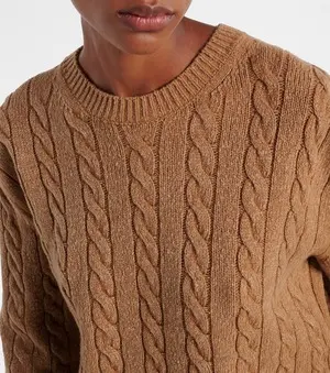 THE ROW Lido Cable-knit Wool Sweater