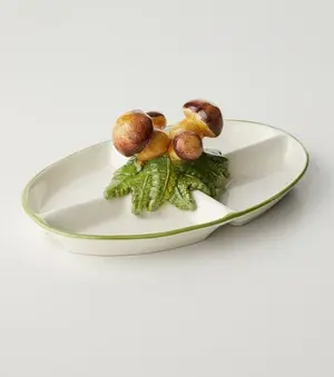 LES-OTTOMANS Mushroom Ceramic Tray
