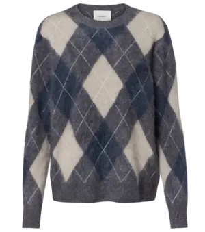 LISA YANG Margy Argyle Cashmere Sweater - Multicoloured