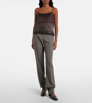 Calvin Klein Carmen Sheer Silk Camisole