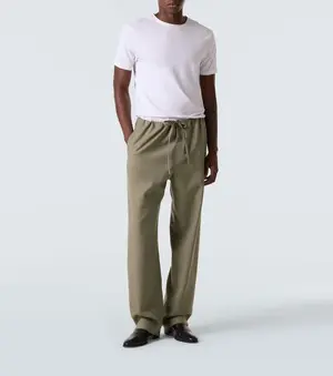 Calvin Klein Benjamin Wool Straight Trousers