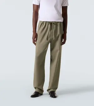 Calvin Klein Benjamin Wool Straight Trousers