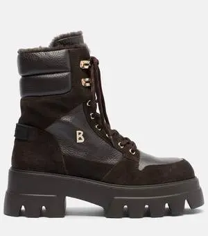 Bogner Sapporo Shearling-lined Leather Lace-up Boots