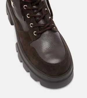 Bogner Sapporo Shearling-lined Leather Lace-up Boots