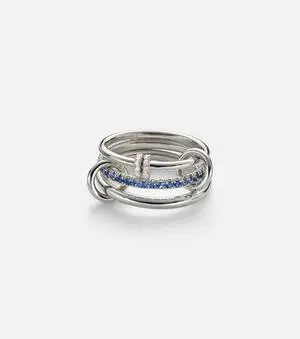 SPINELLI KILCOLLIN Raneth Sterling Ring With Sapphires And Diamonds - Silver
