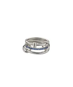 SPINELLI KILCOLLIN Sterling Pavé Sapphire And Diamond Ring - Silver