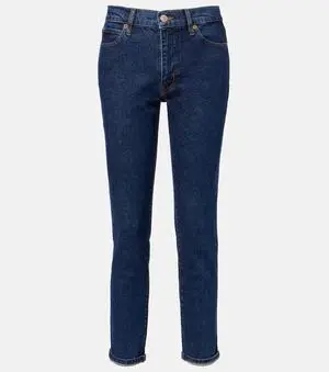 FRAME Borrowed Cropped Straight Jeans