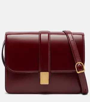 Burgundy Leather Cross Body Bags