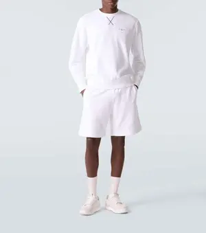 Givenchy Couture Seam Cotton Bermuda Shorts