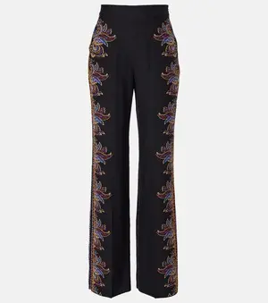 Etro Black Wash Bottoms For Women