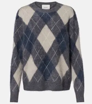 LISA YANG Margy Argyle Cashmere Sweater - Multicoloured