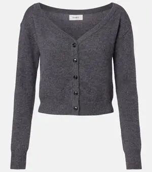 LISA YANG Beata Cashmere Cardigan - Grey